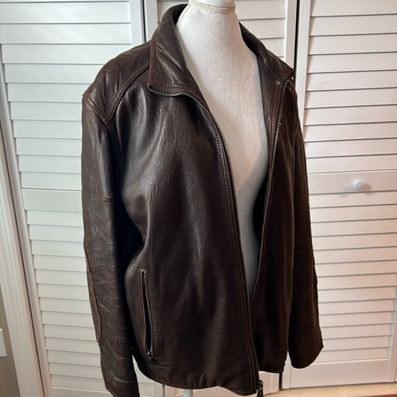 Andrew Marc | Jackets & Coats | Marc New York Andrew Marc Brown Leather ...